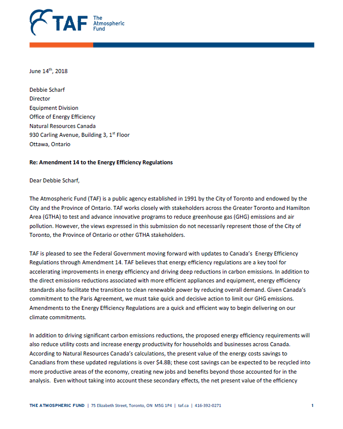 TAF_Amendment_14_Energy_efficiency_Canada